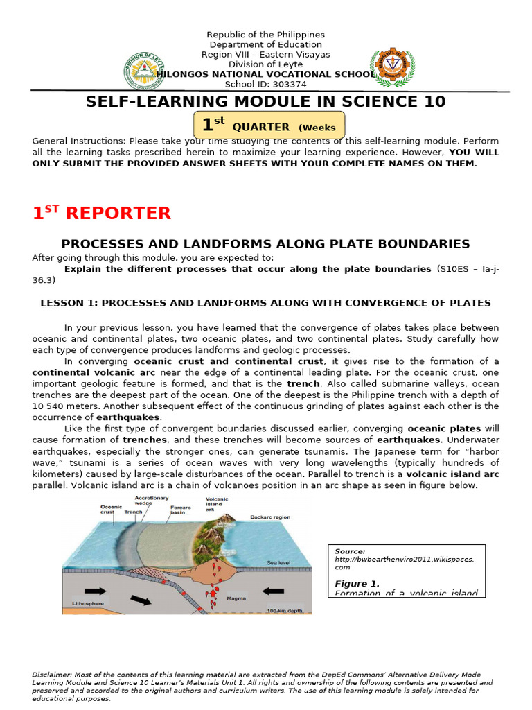 Quarter-1 - Science 10 | PDF