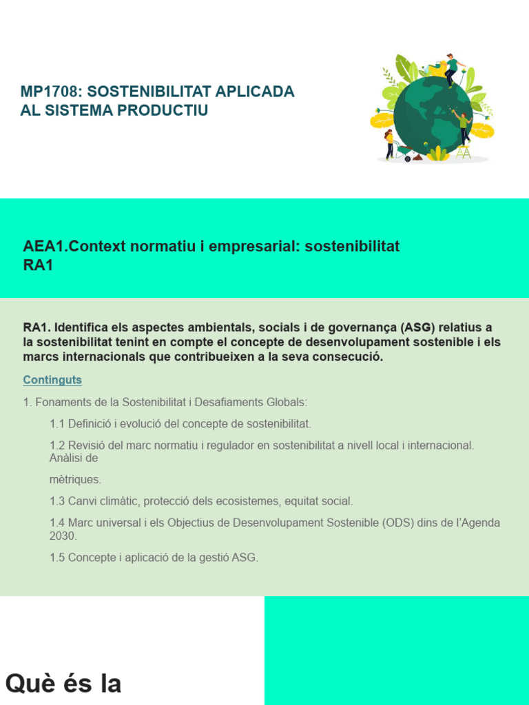 Presentació AEA1. RA1 | PDF