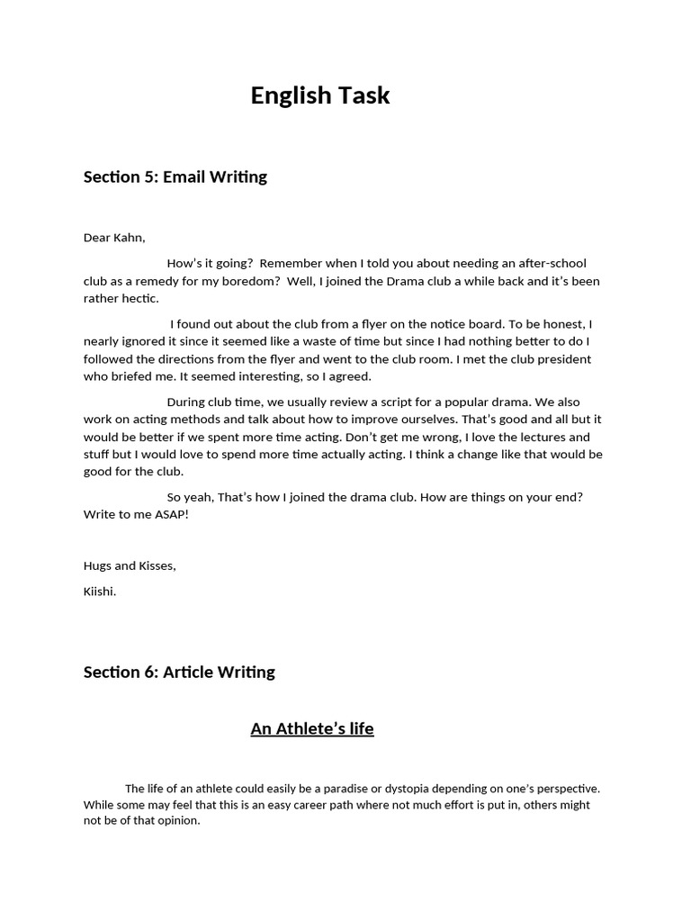 English Task 2 | PDF