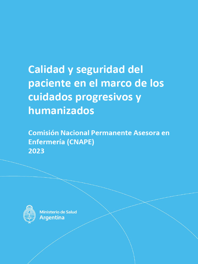 2023 03 Calidad y Seguridad Paciente CNAPE | PDF