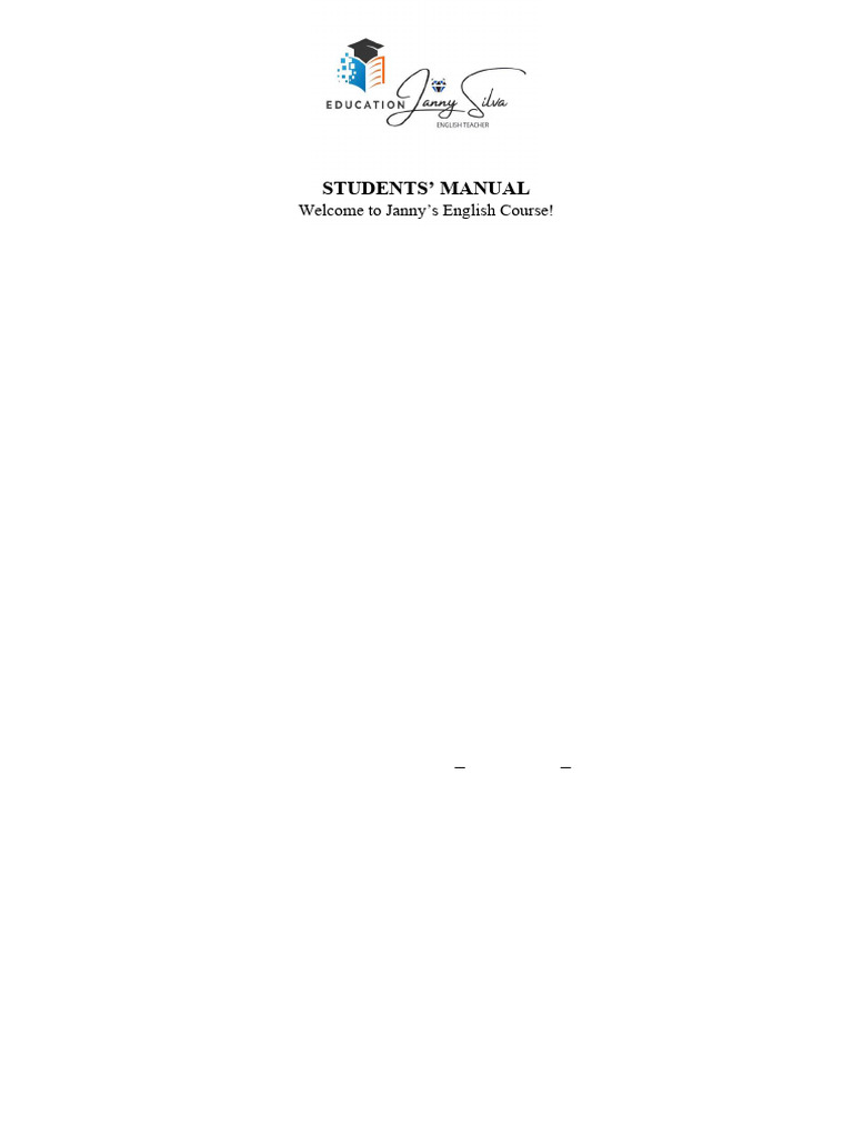 Students' Manual | PDF