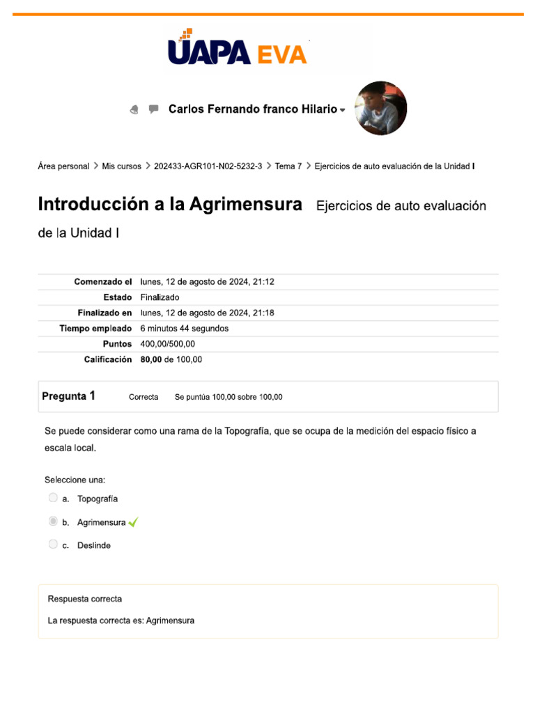 Introducion A La Agrimensura Iva2 | PDF