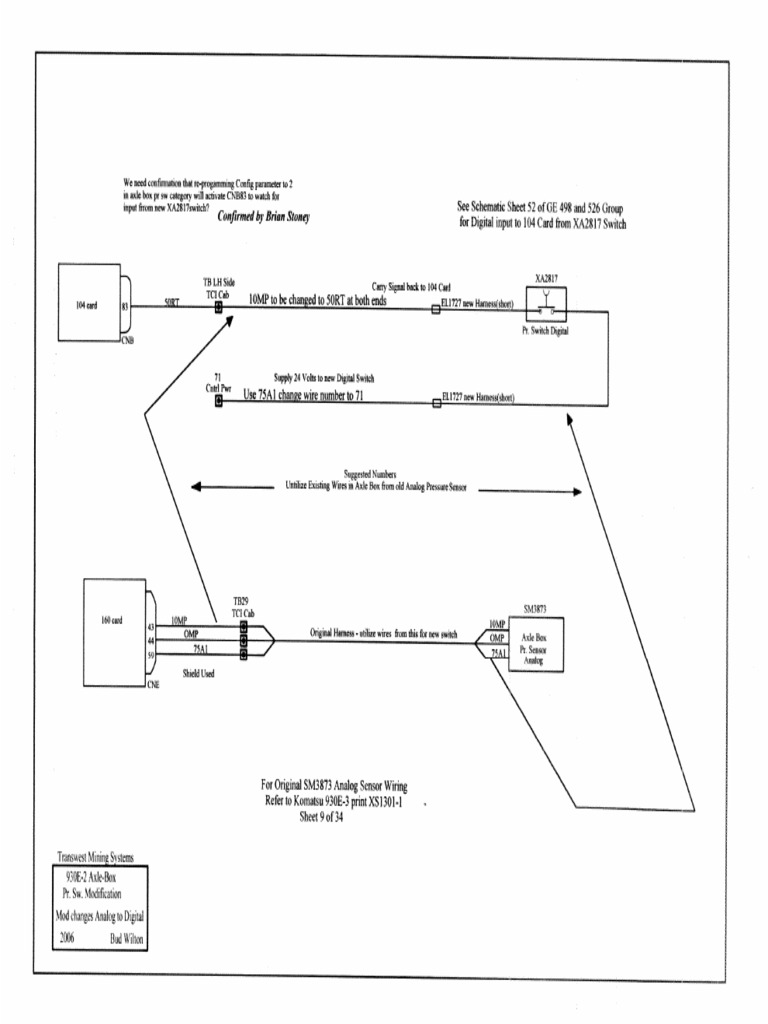 930E-2 Axle Box Wiring | PDF