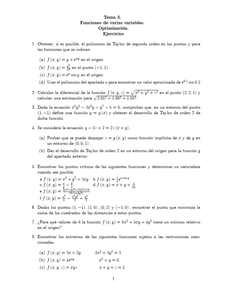 Tema3 Ejercicios | PDF