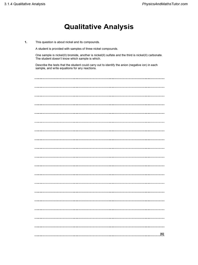 3.1.4 Qualitative Analysis QP | PDF