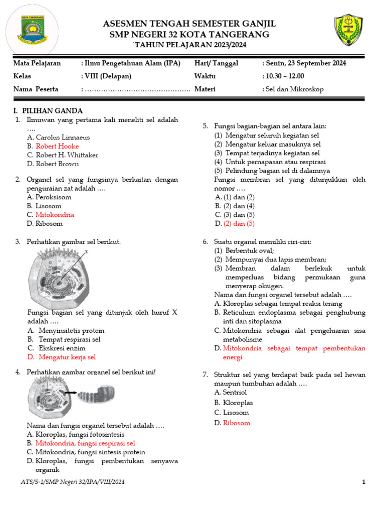 Ats-1 Kls 8 Ta 2024 | PDF