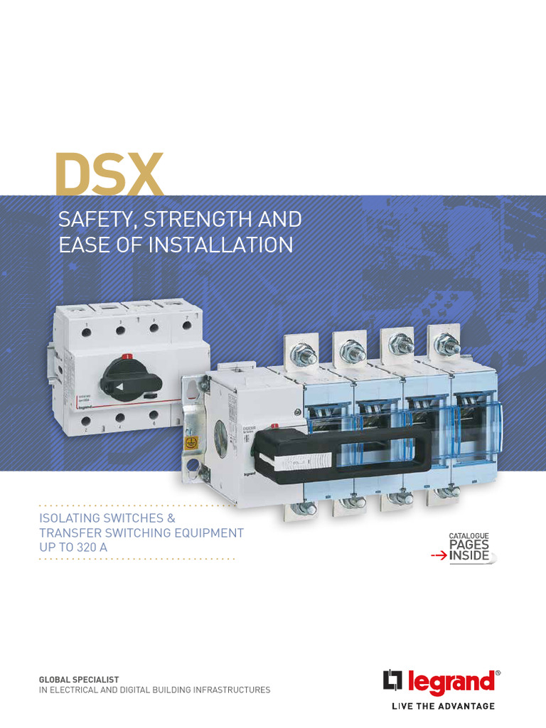 DSX Isolating & Transfer Switches Guide | PDF | Alternating Current | Technology & Engineering