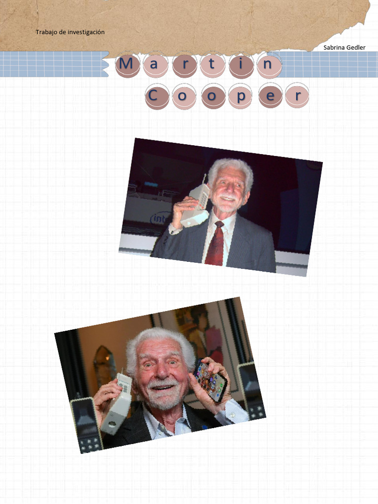 Martin Cooper: Inventor del Primer Celular | PDF