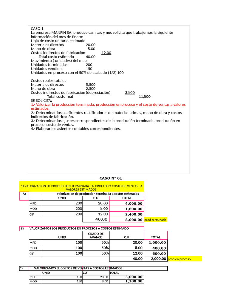 Semana 2 - Ejercicios de Estimados | PDF
