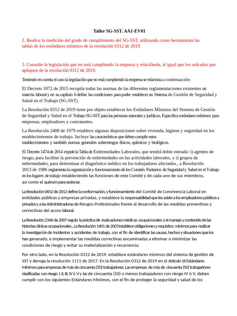 Taller ASG | PDF