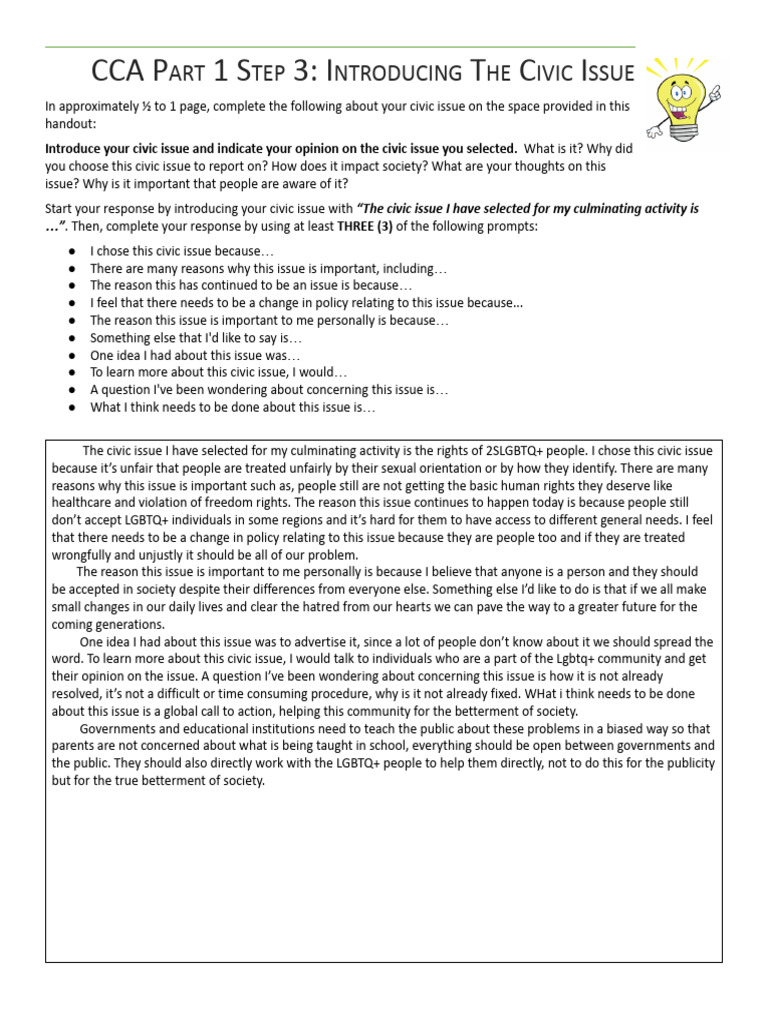 CCA Part 1 Step 3 | PDF