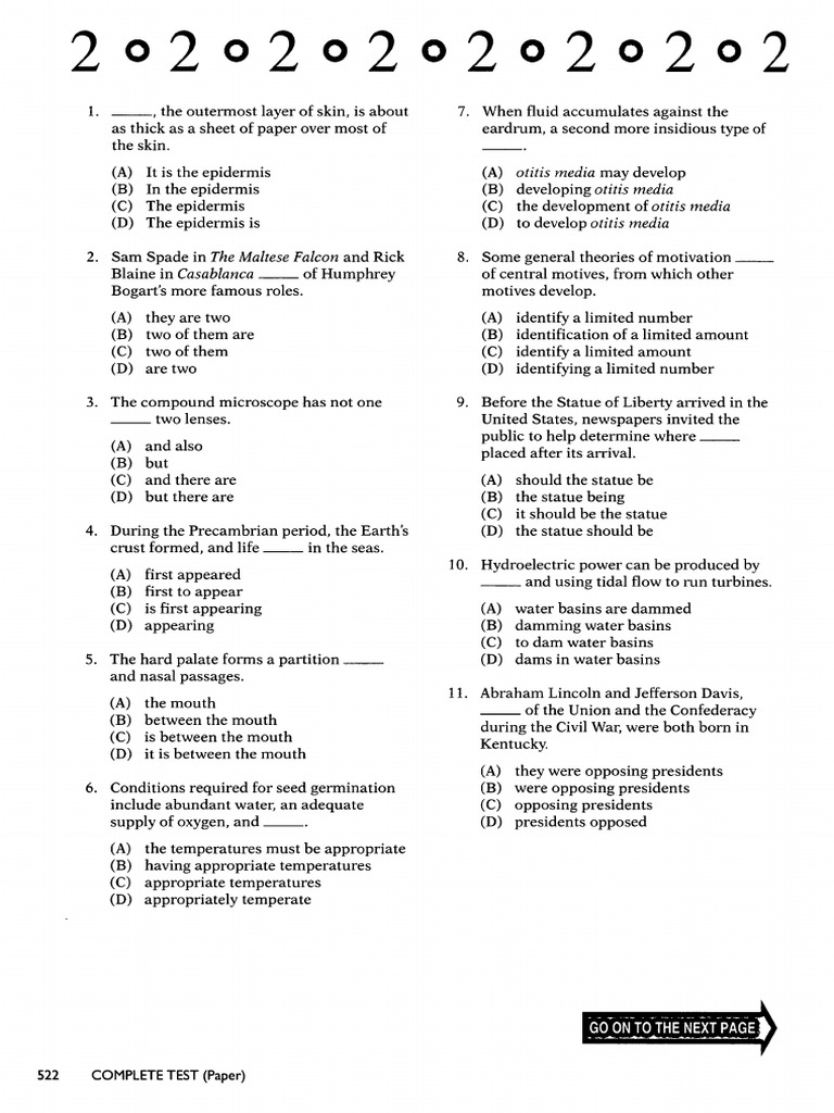 Longman Complete Course For The Toefl Test 535 540 | PDF