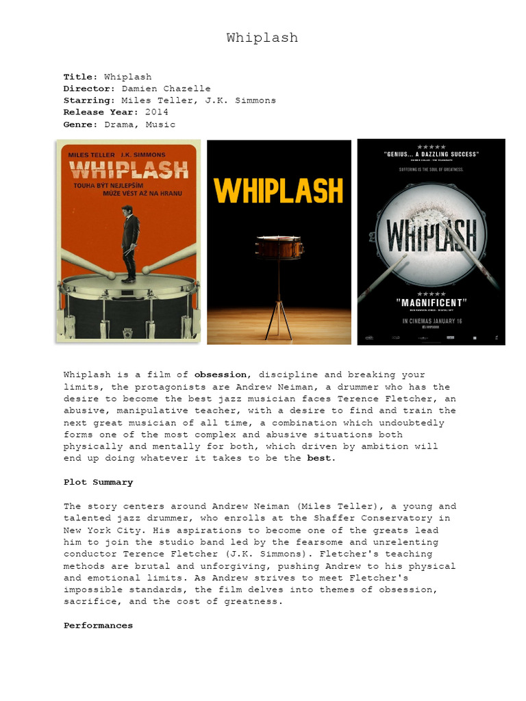 Whiplash Review | PDF