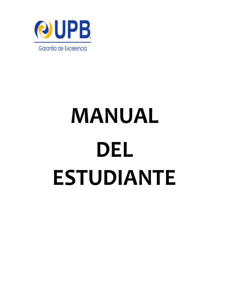Manual Del Estudiante | PDF