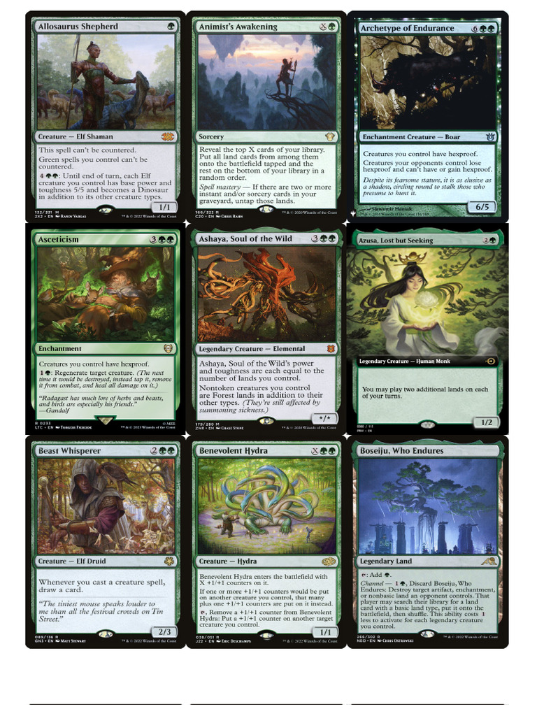 Proxies For Deck - Vorinclex, Voz Da Fome | PDF