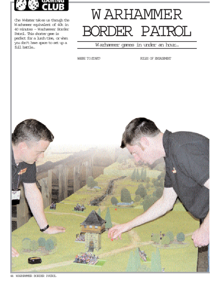 Warhammer Border Patrol | PDF