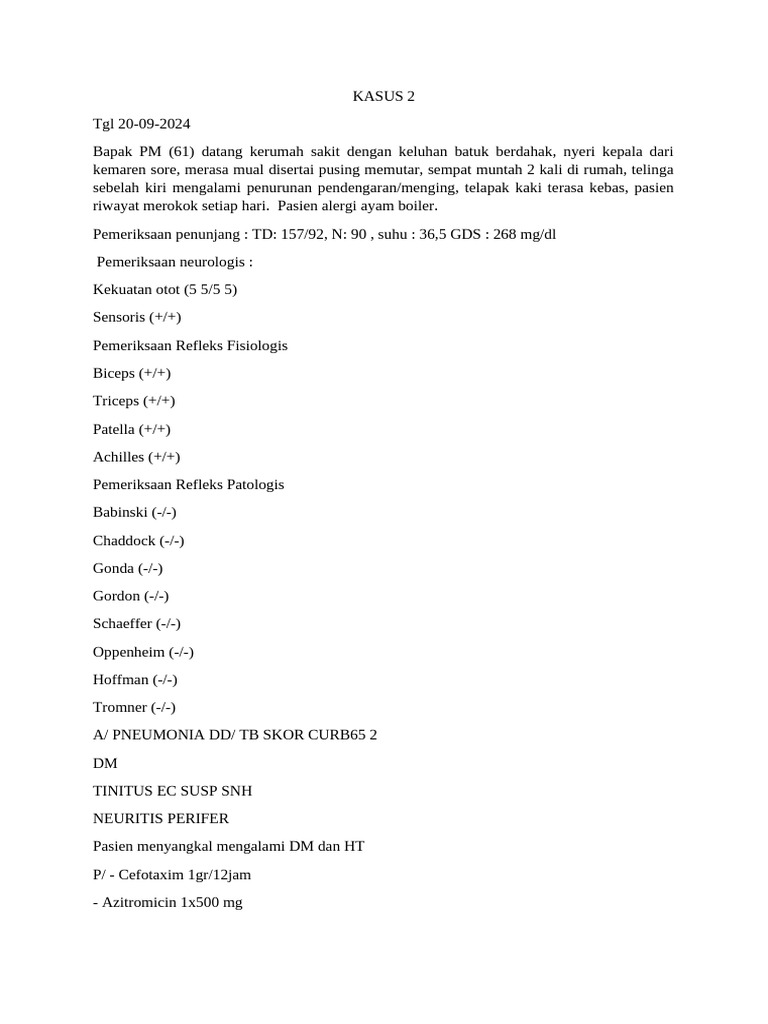 KASUS 2 Tutor 2.1 | PDF