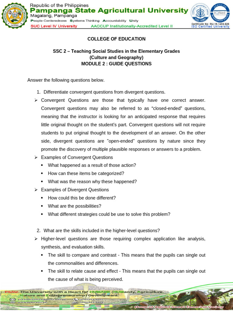 Basa, Irish Joy - MODULE-2-Guide-Questions | PDF