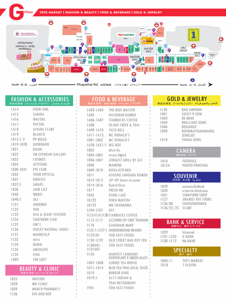 MAP2023-MBK-CENTER (As of Feb14) | PDF