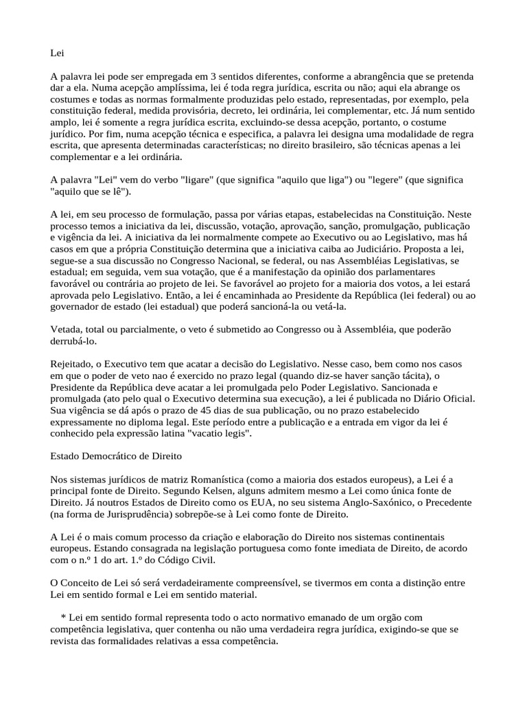 Lei | PDF