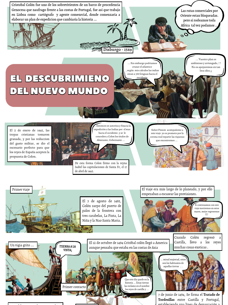Colourful Illustrative Natural Disaster Comic Strip | PDF | Spanish ...
