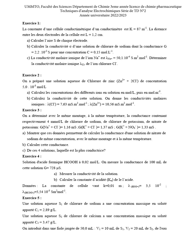 Exercice 1 | PDF