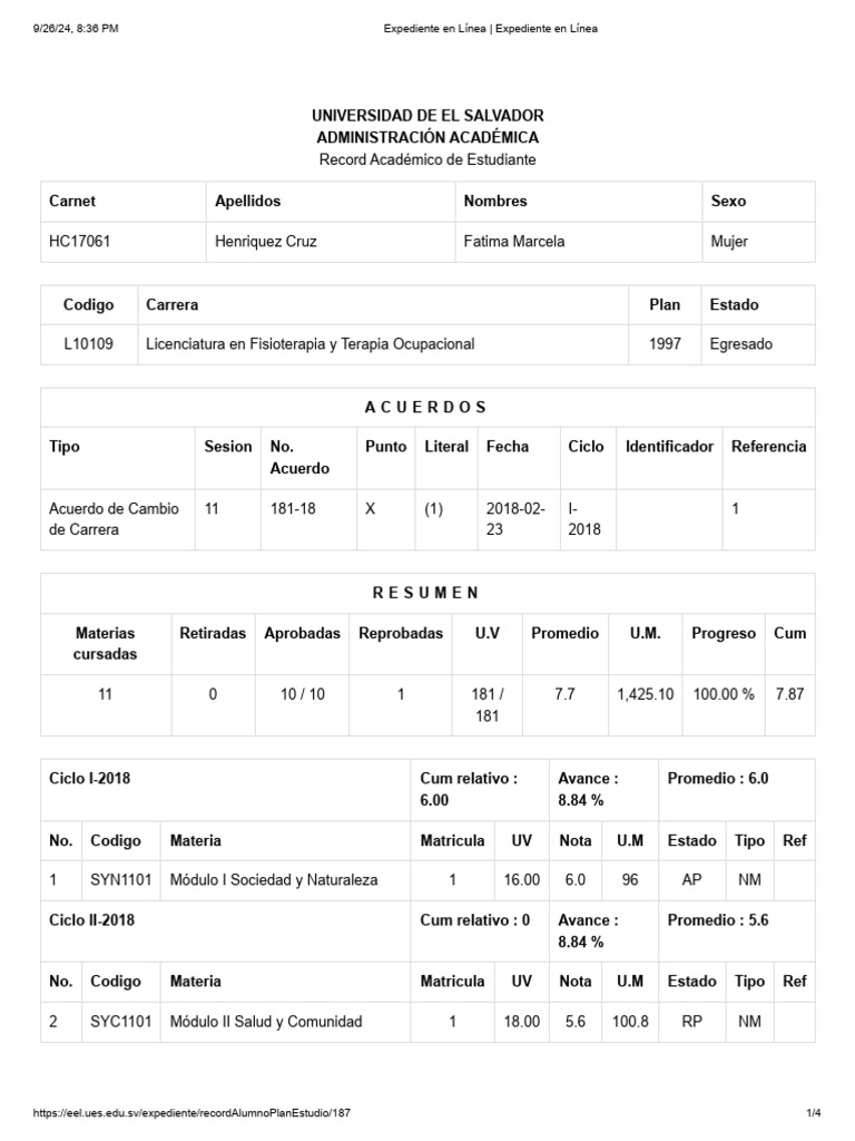Expediente en Línea - Expediente en Línea | PDF