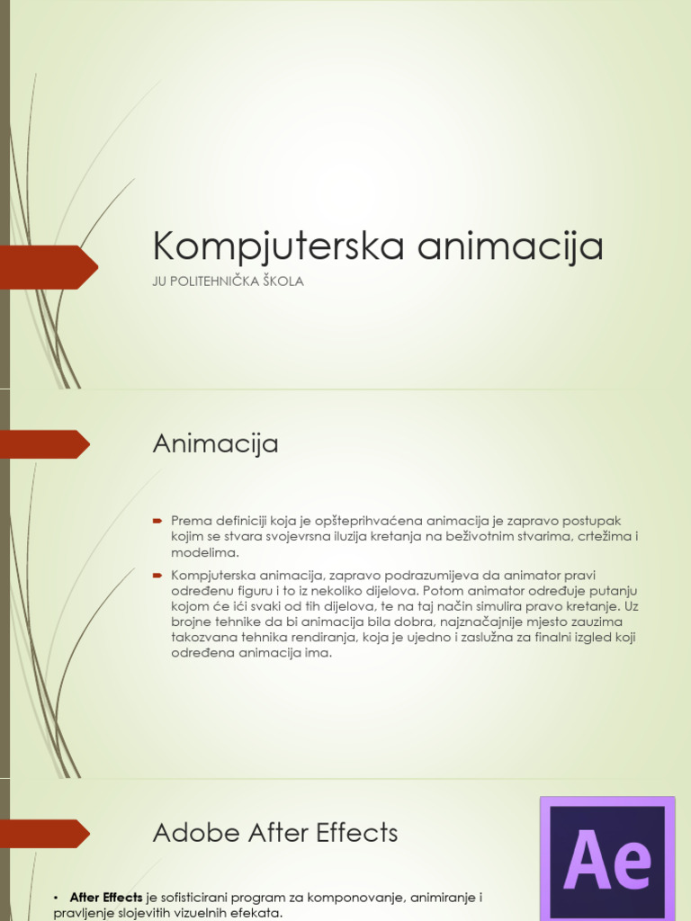 Kompjuterska Animacija | PDF