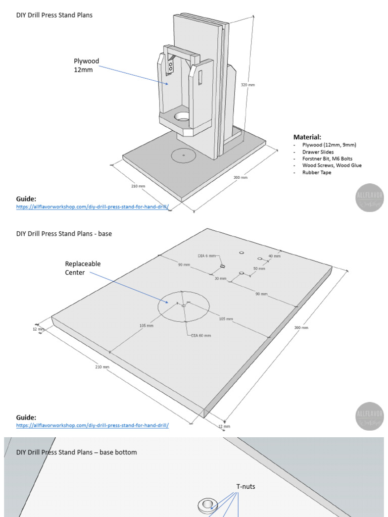 Drill Press Stand Plans | PDF