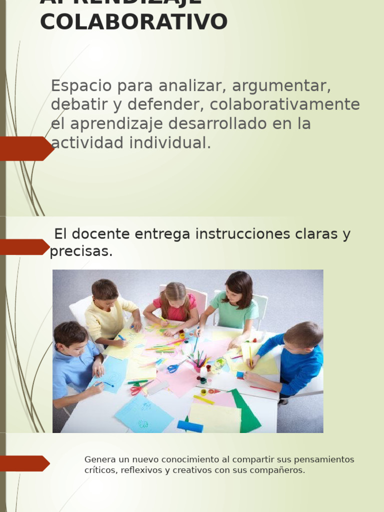 Aprendizaje Colaborativo | PDF