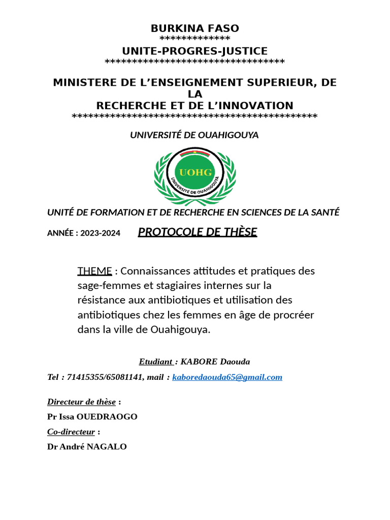 Protocole KD 3 | PDF