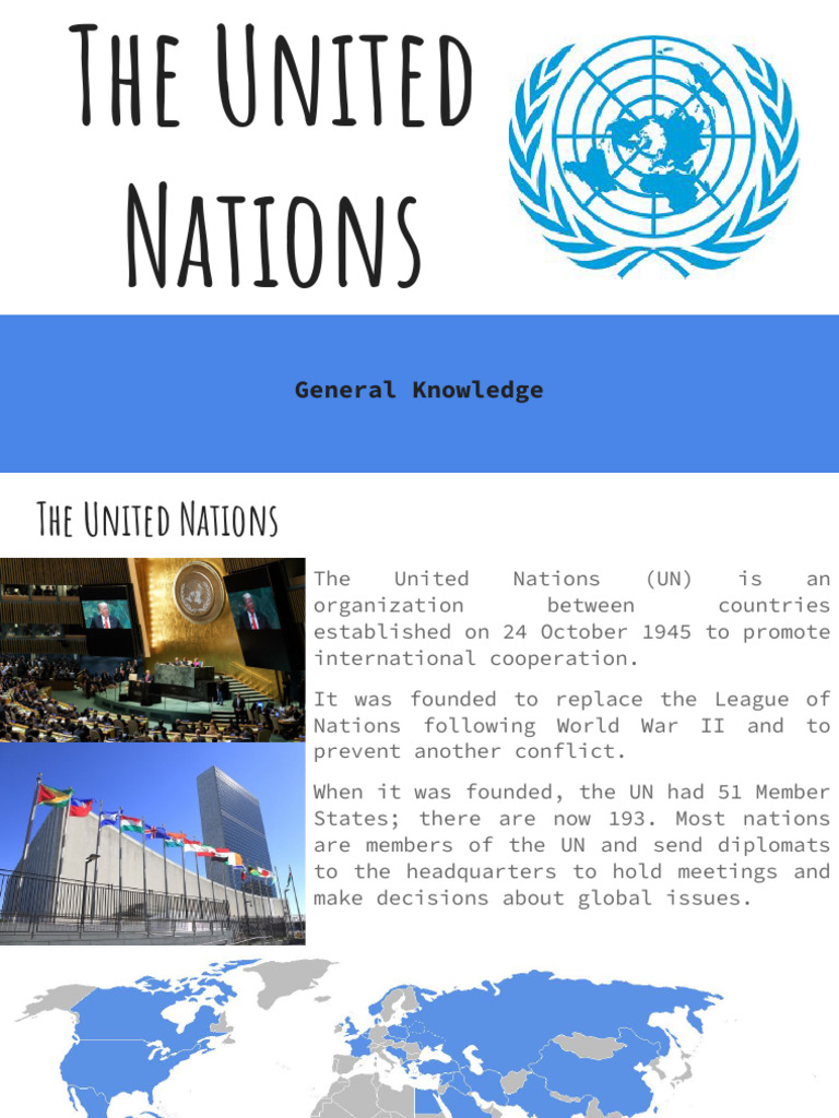 The United Nations | PDF | United Nations | International Relations