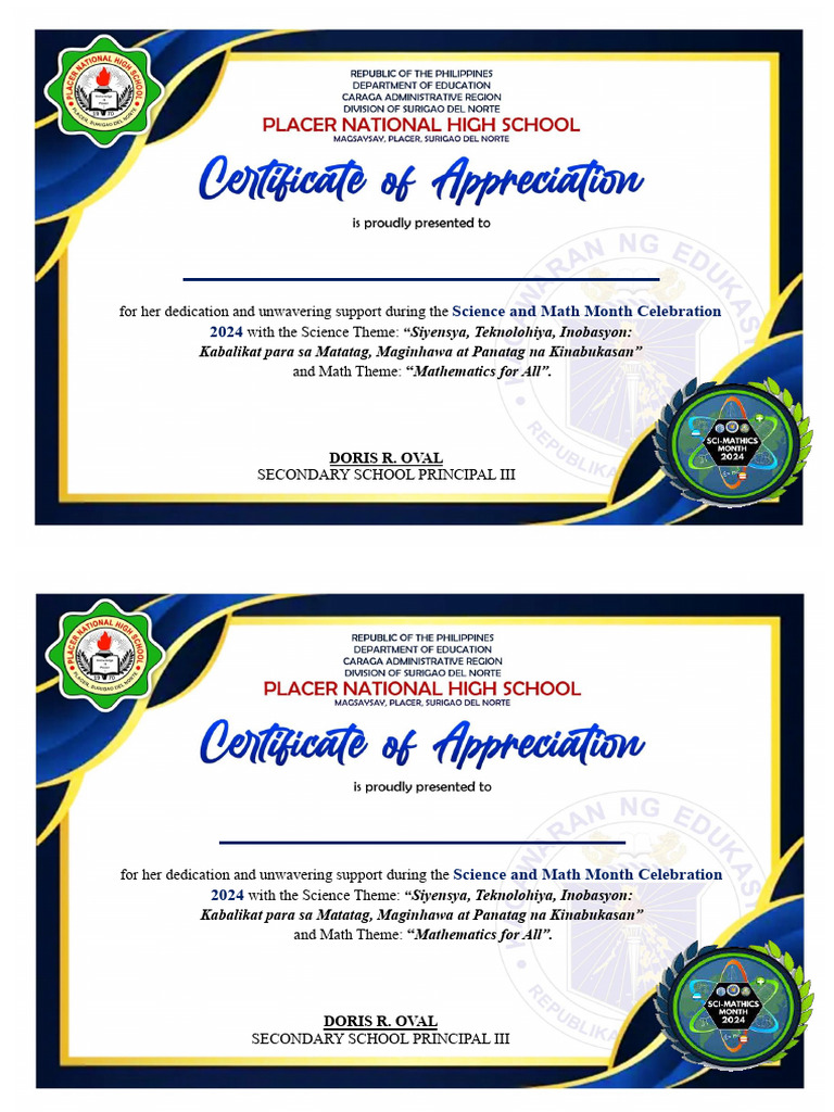Daphne C. Alcantara, Maed: Science and Math Month Celebration 2024 | PDF