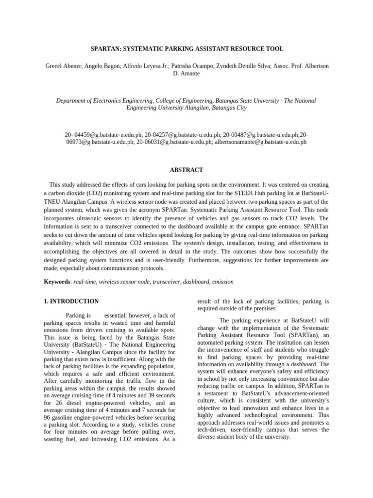 Spartan Executive Summary | PDF