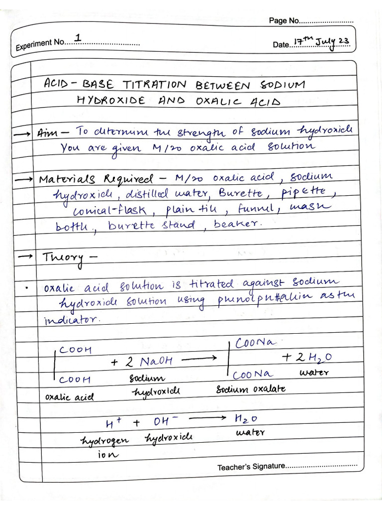 Class 11 Salt Analysis | PDF