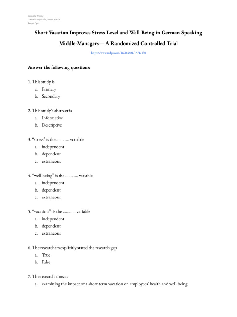 Quiz 3 Questions & Answer Key | PDF