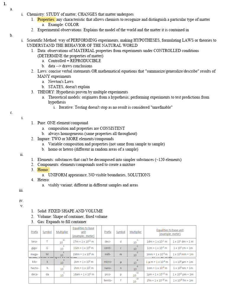 Chem 1A Final Exam Review Guide | PDF | Electron Configuration ...