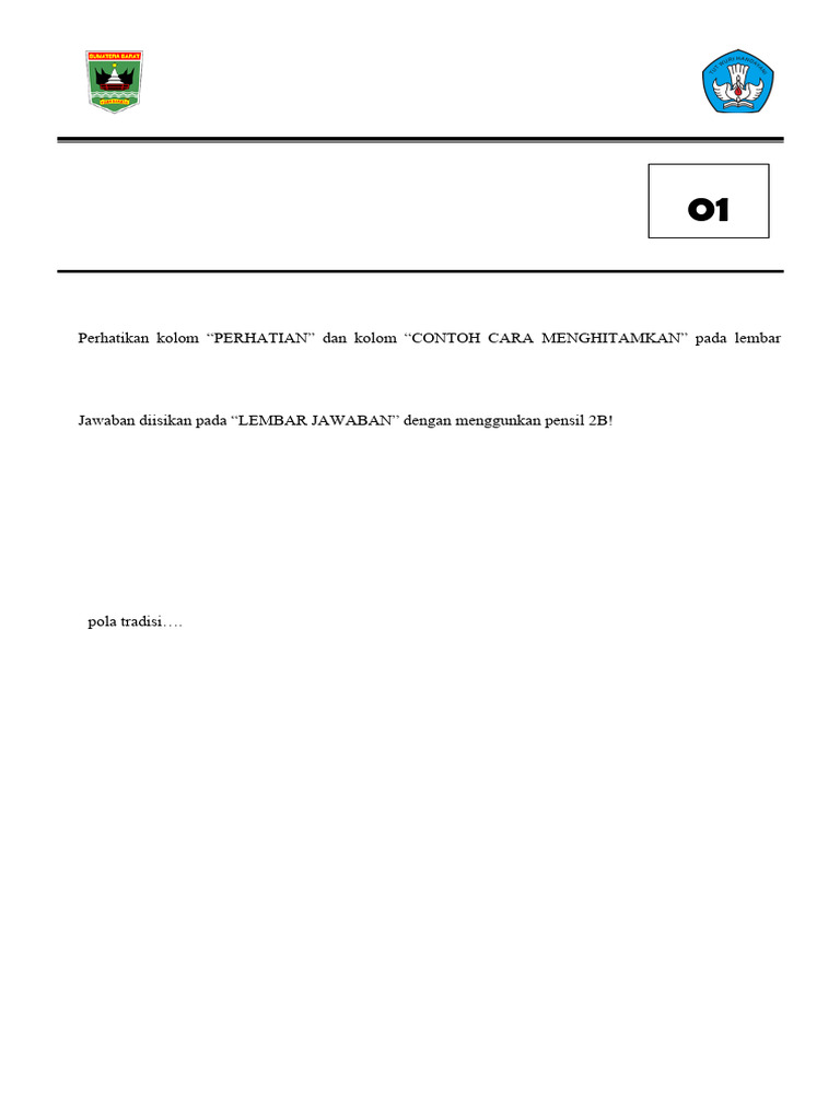 Soal U Sem Jun 2024 Paket 1 OKee | PDF