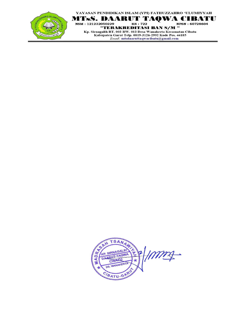 SK PROKTOR Dan Pengawas AKMI 24 | PDF