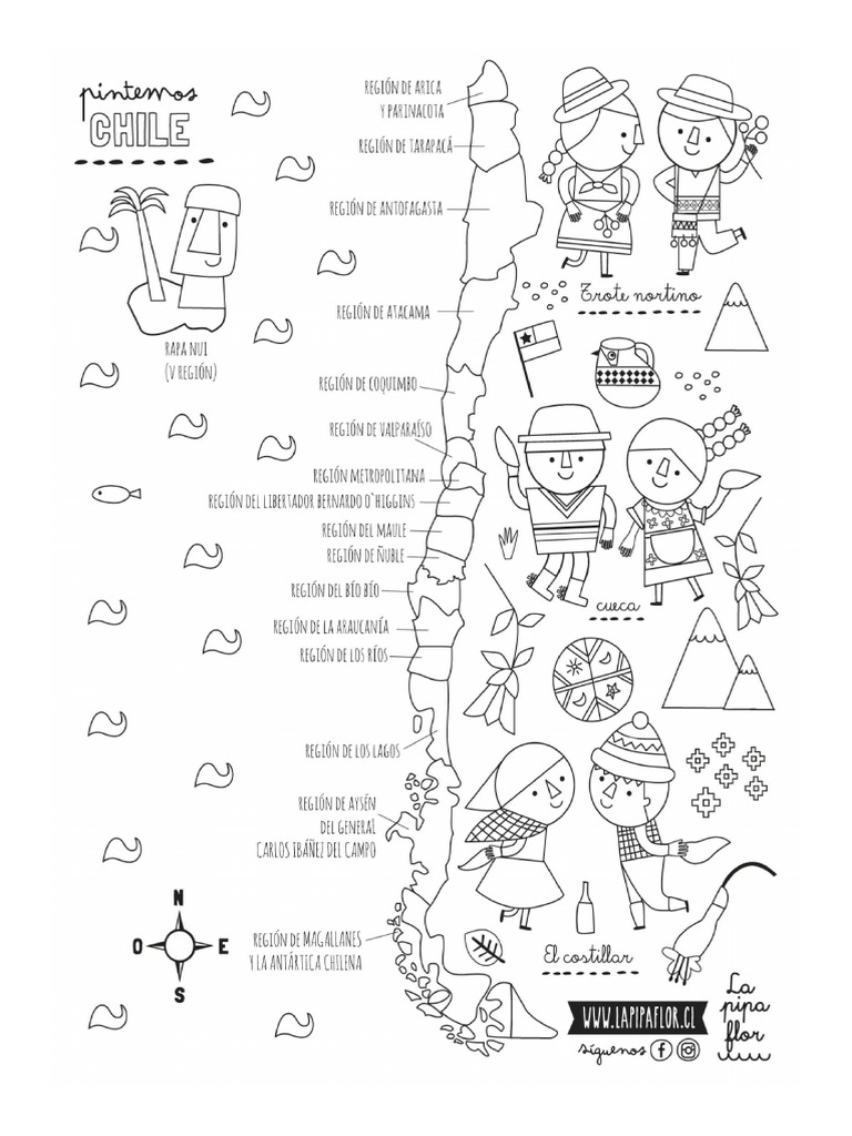 Mapa Chile Y Sus Regiones Pdf