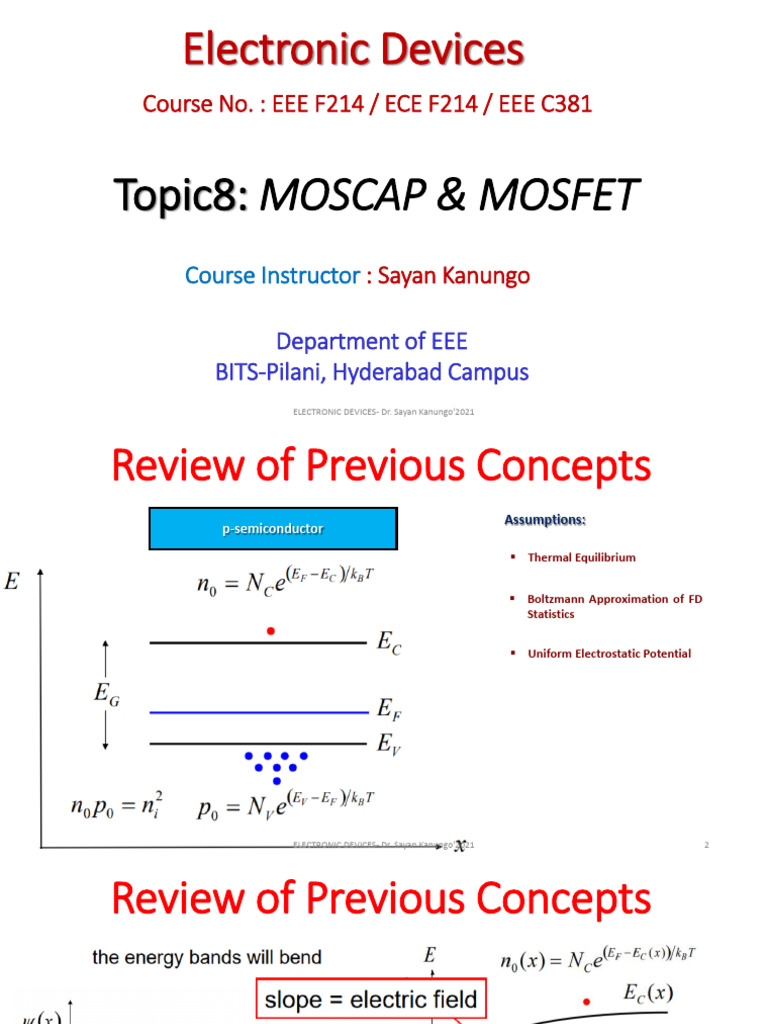 8 Moscap Mosfet | PDF