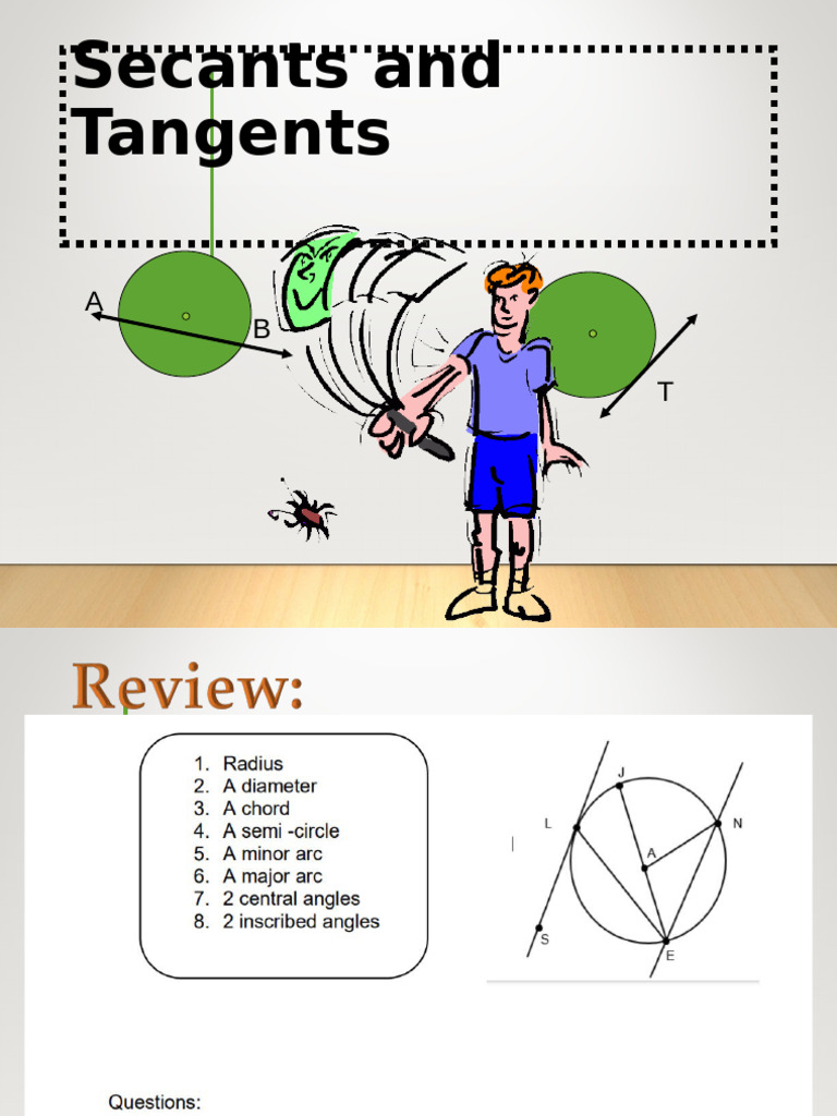 G10 Math Q2 Week 4-5 Secants and Tangents of Circles | PDF