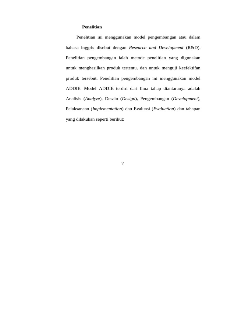 Metode Penelitian ADDIE Dan WATERFALL | PDF