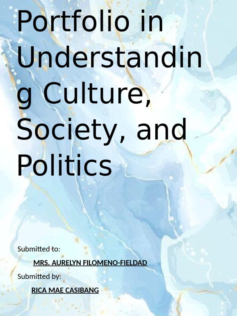 Portfolio in UCSP | PDF