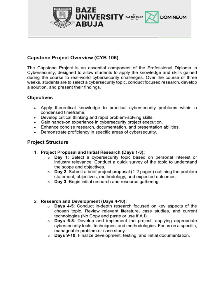Capstone Project Overview | PDF