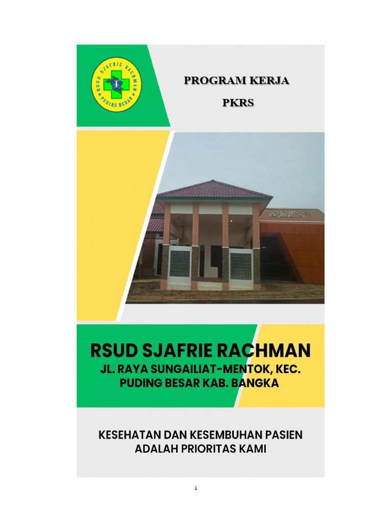 Program Kerja PKRS | PDF