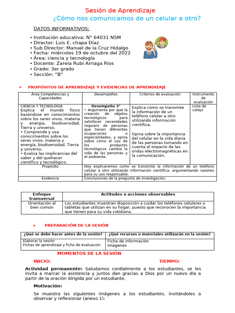 Cómo Nos Comunicamos de Un Celular A Otro | PDF