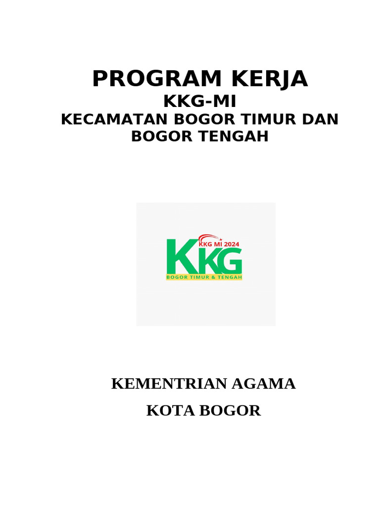 Program KKG Timur Tengah-1 | PDF