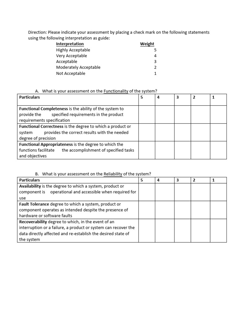 Iso 25010 Sample | PDF