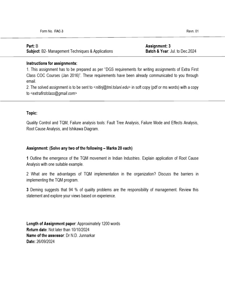 Assignment 3 of B2 | PDF